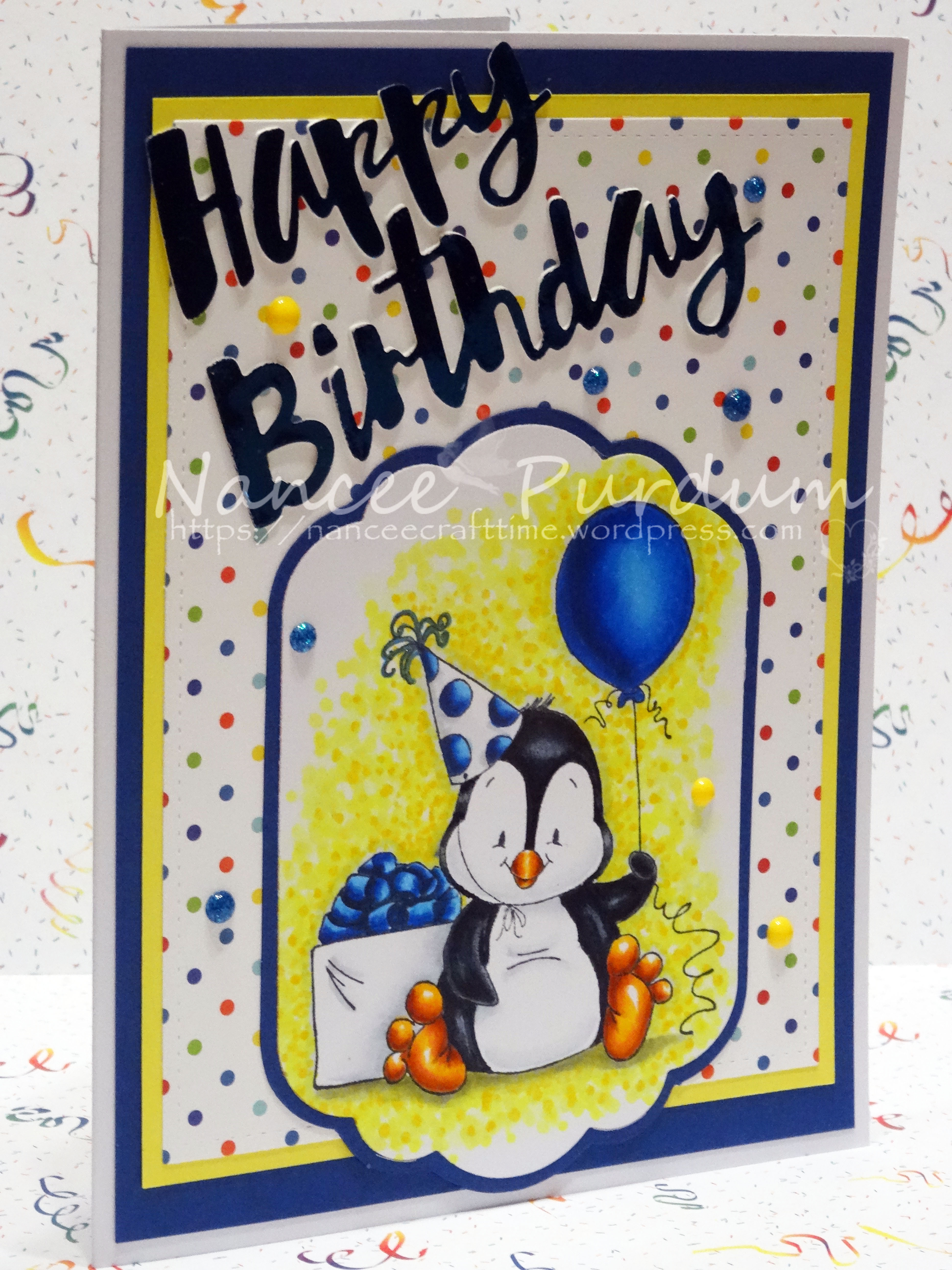Penguin Birthday – A Little Crafting Time