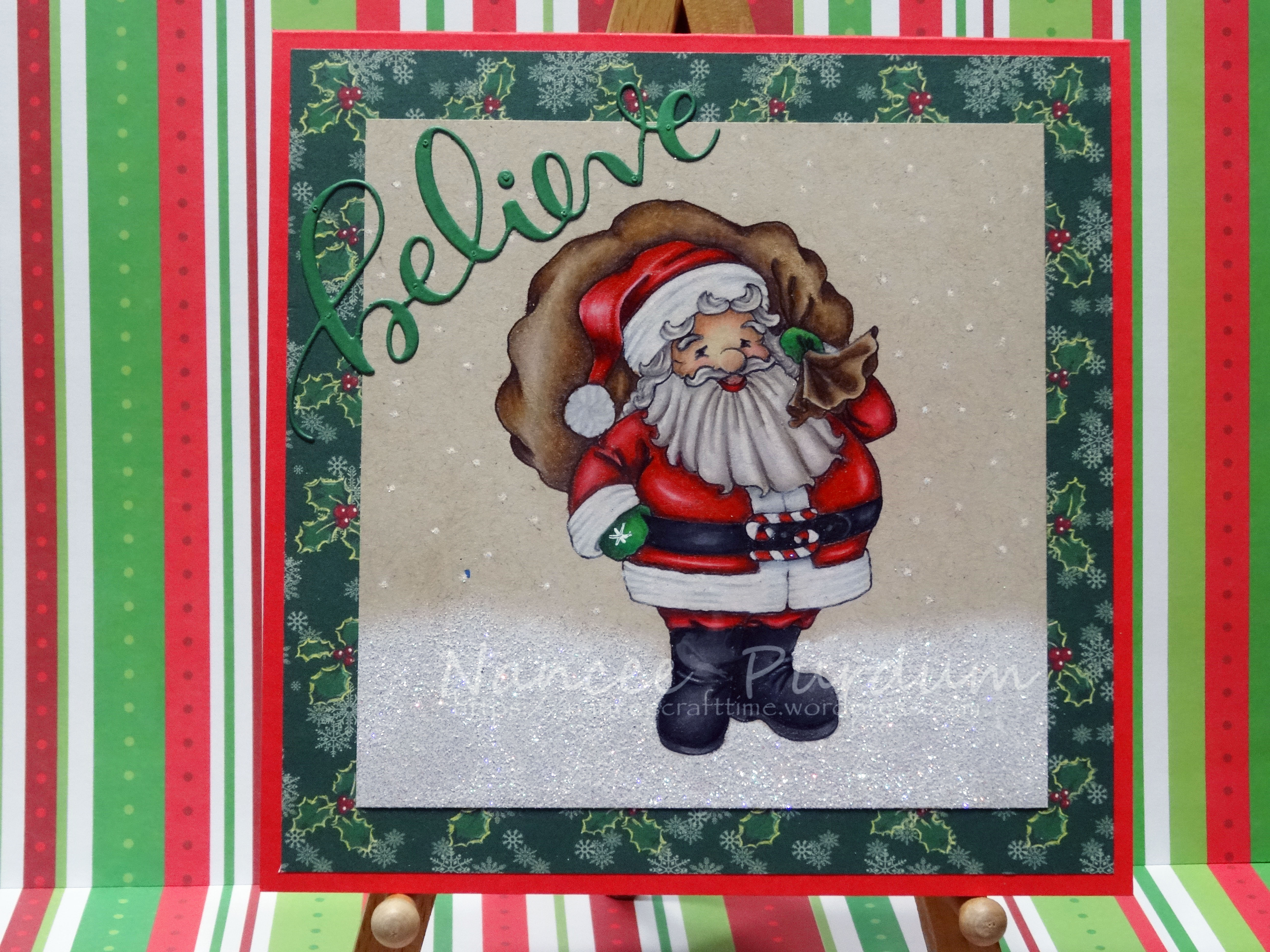 Finally….A Christmas Card! – A Little Crafting Time