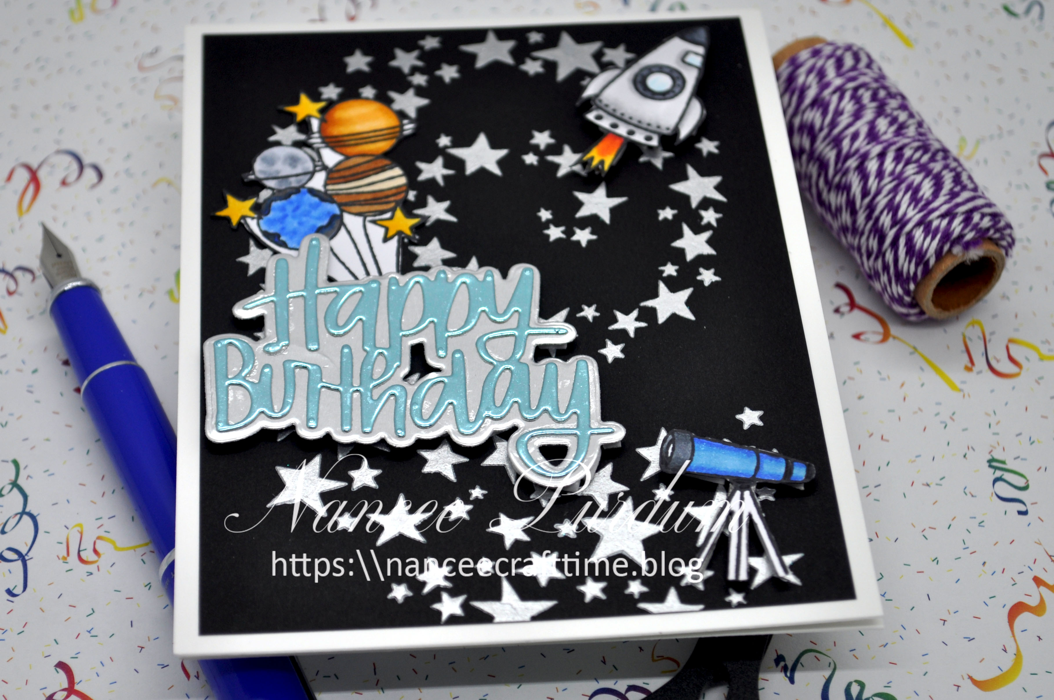 Starry Birthday Wish – A Little Crafting Time